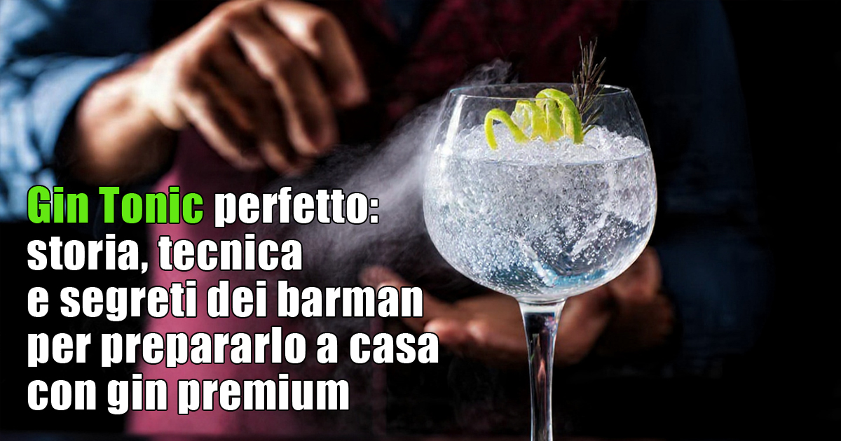 Gin Tonic perfetto: storia, tecnica e segreti dei barman per prepararlo a casa con gin premium ...